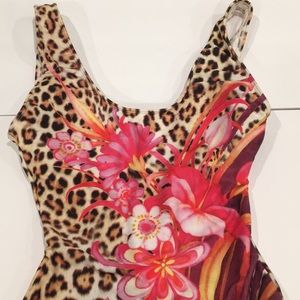 Bahimi | Swim | Bahimi One Piece Floral Leopard Swimsuit | Poshmark